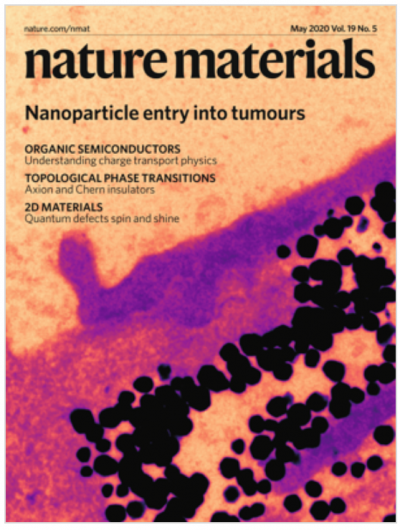Nature Materials Cover – May 2020 Issue – Wilhelm Lab